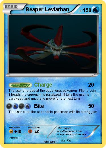 Pokémon Reaper Leviathan 1 1 - Charge - My Pokemon Card