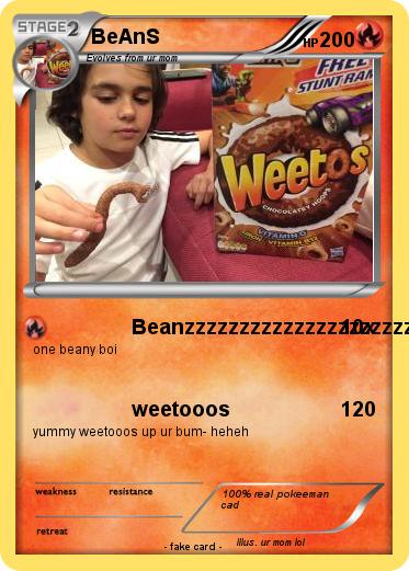 Pokémon BeAnS 42 42 - Beanzzzzzzzzzzzzzzzzzzzzzzzzzzzz - My Pokemon Card