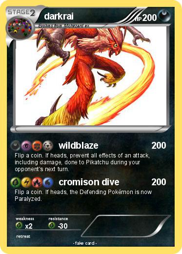 Pokémon darkrai 5006 5006 - wildblaze - My Pokemon Card