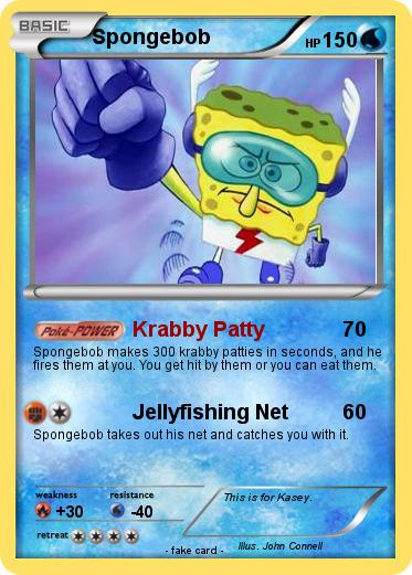Pokémon Spongebob 3211 3211 - Krabby Patty - My Pokemon Card