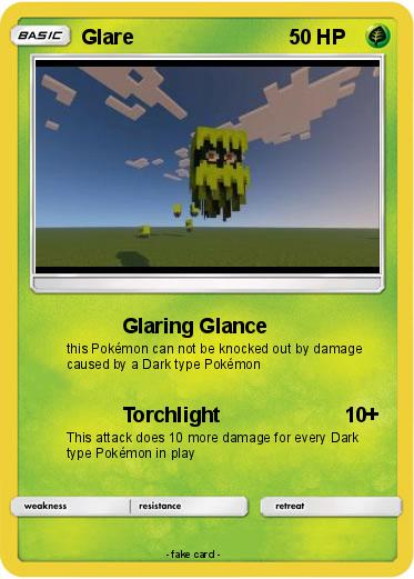 Pokémon Glare 12 12 - Glaring Glance - My Pokemon Card