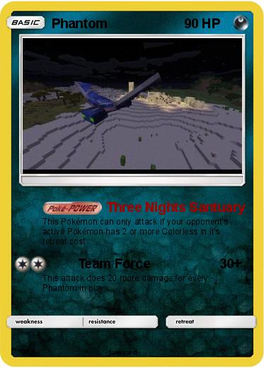 Pokémon Phantom 869 869 - Three Nights Santuary - My Pokemon Card