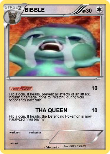 Pokémon BIBBLE 33 33 - THA QUEEN - My Pokemon Card