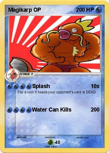 Pokémon Magikarp OP 1 1 - Splash - My Pokemon Card
