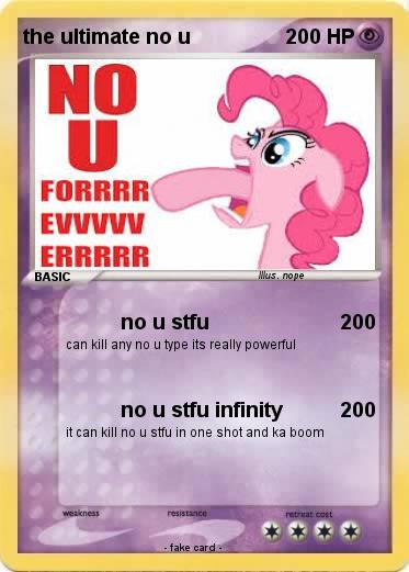 Pokémon the ultimate no u - no u stfu - My Pokemon Card