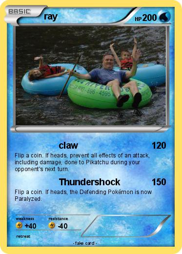 Pokémon ray 674 674 - claw - My Pokemon Card