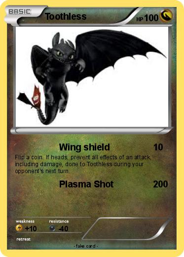 Pokémon Toothless 449 449 - Wing shield - My Pokemon Card