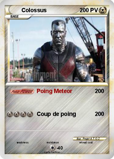 Pokémon Colossus 65 65 - Poing Meteor - Ma carte Pokémon
