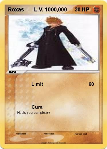 Pokémon Roxas L V 1000 000 000 - Limit - My Pokemon Card