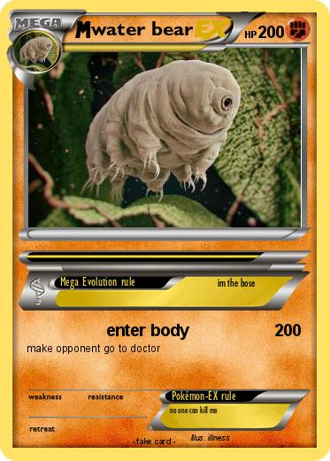 Pokémon water bear 27 27 - enter body - My Pokemon Card