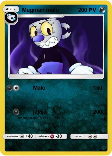 Pokémon Mugman malo - Malo - Mi carta pokémon