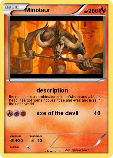 Pokémon Minotaur 153 153 - description - Mi carta pokémon