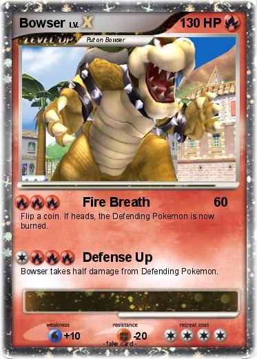 Pokémon Bowser 3648 3648 - Fire Breath - My Pokemon Card