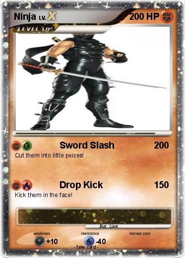 Pokémon Ninja 2026 2026 - Sword Slash - My Pokemon Card