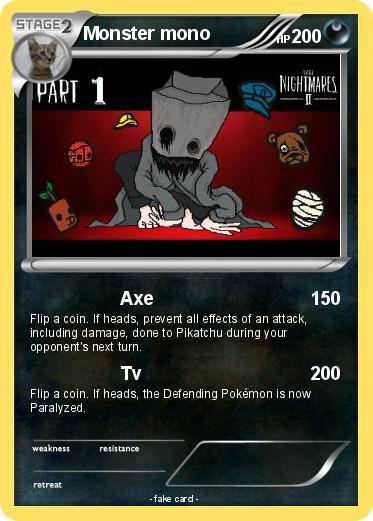 Pokémon Monster mono - Axe - My Pokemon Card