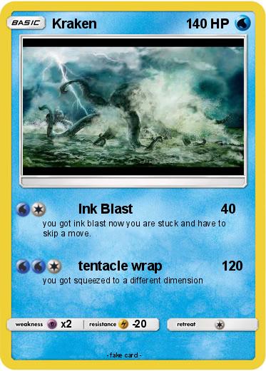 Pokémon Kraken 392 392 - Ink Blast - My Pokemon Card