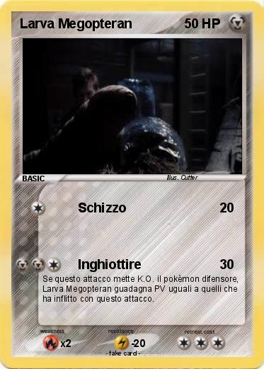 Pokémon Larva Megopteran - Schizzo - My Pokemon Card
