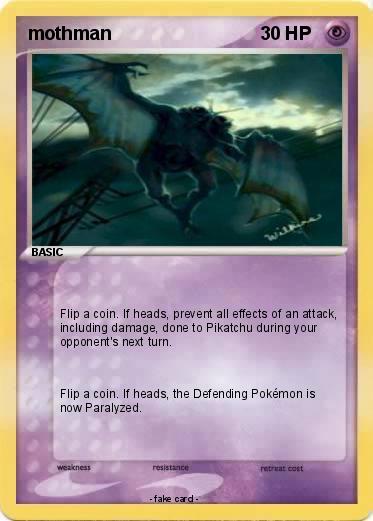 Pokémon mothman 32 32 - My Pokemon Card