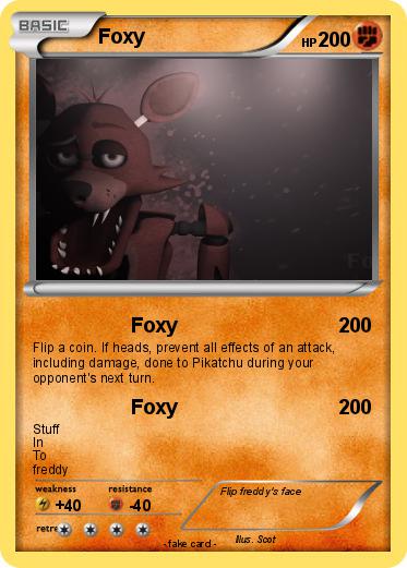 Pokémon Foxy 2154 2154 - Foxy - My Pokemon Card
