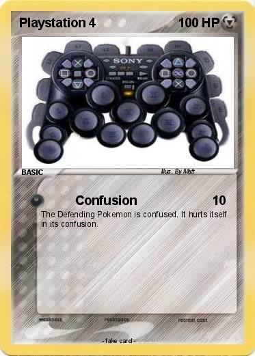 Pokémon Playstation 4 1 1 - Confusion - My Pokemon Card
