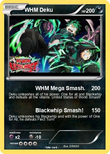 Pokémon WHM Deku - WHM Mega Smash. - My Pokemon Card