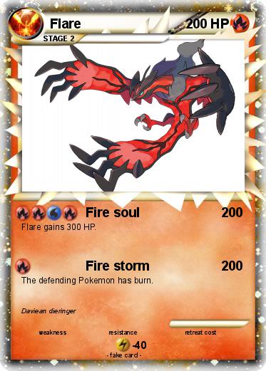 Pokémon Flare 290 290 - Fire soul - My Pokemon Card