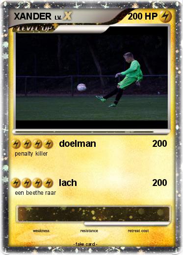 Pokémon XANDER 47 47 - doelman - My Pokemon Card