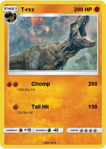 Pokémon T rex 1099 1099 - Chomp - My Pokemon Card