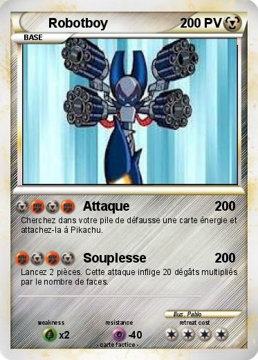 Pokémon Robotboy 35 35 - Attaque - Ma carte Pokémon