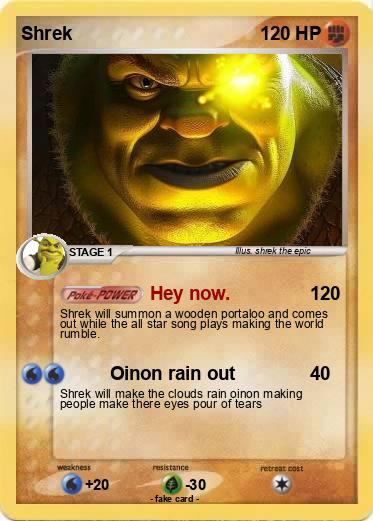 Pokémon Shrek 2654 2654 - Hey now. - My Pokemon Card