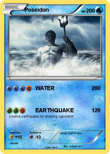 Pokémon Poseidon 941 941 - WATER - My Pokemon Card