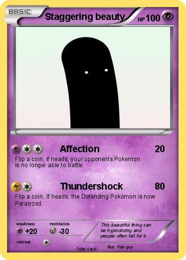 Pokémon Staggering beauty 3 3 - Affection - My Pokemon Card