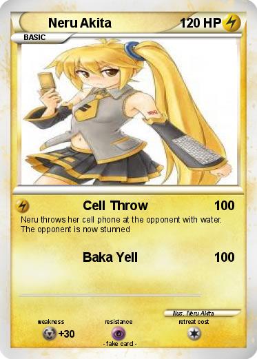Pokémon Neru Akita 5 5 - Cell Throw - My Pokemon Card