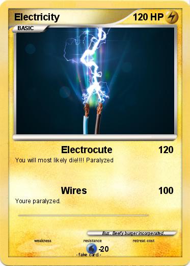 Pokémon Electricity 10 10 - Electrocute - My Pokemon Card