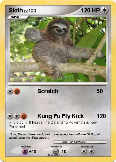 Pokémon Sloth 71 71 - Scratch - My Pokemon Card