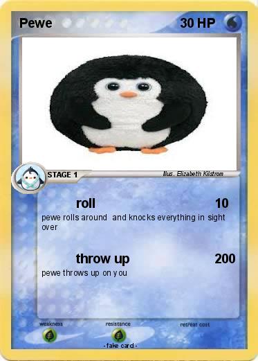Pokémon Pewe - roll - My Pokemon Card