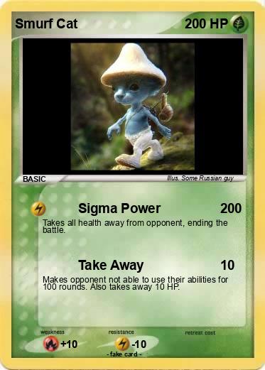 Pokémon Smurf Cat 164 164 - Sigma Power - My Pokemon Card