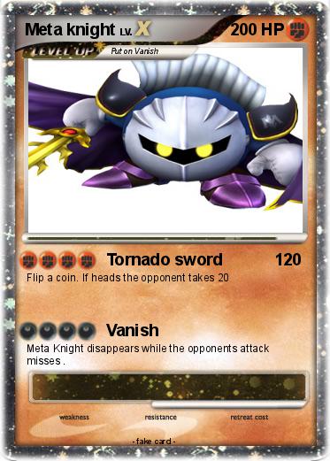 Pokémon Meta knight 724 724 - Tornado sword - My Pokemon Card