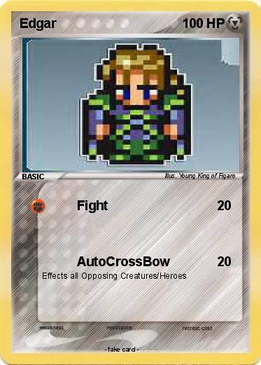 Pokémon Edgar 73 73 - Fight - My Pokemon Card