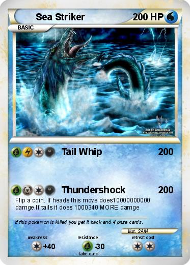 Pokémon Sea Striker - Tail Whip - My Pokemon Card