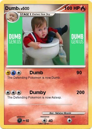 Pokémon Dumb 545 545 - Dumb - My Pokemon Card