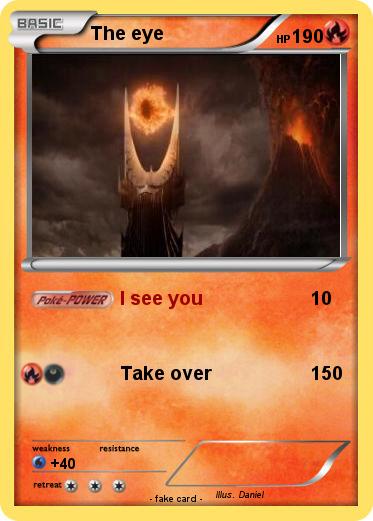 Pokémon The eye 78 78 - I see you - My Pokemon Card