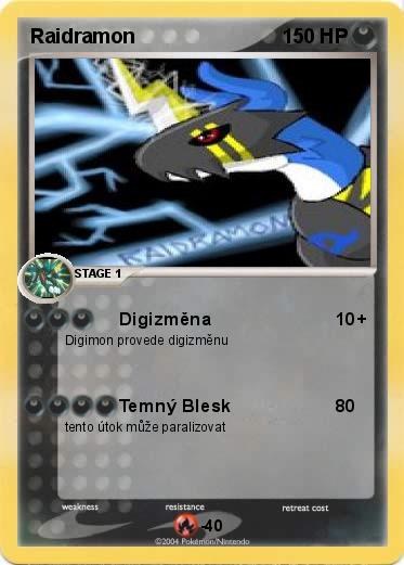 Pokémon Raidramon 4 4 - Digizměna - My Pokemon Card