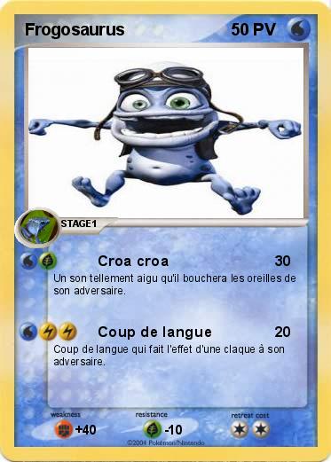 Pokémon Frogosaurus - Croa croa - Ma carte Pokémon