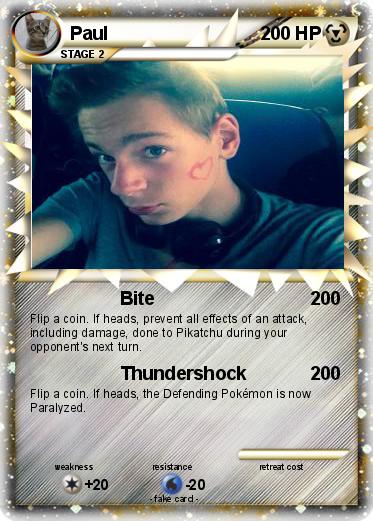 Pokémon Paul 894 894 - Bite - My Pokemon Card