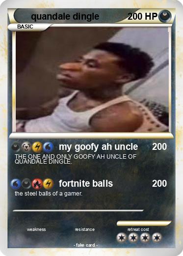 Pokémon quandale dingle 145 145 - my goofy ah uncle - My Pokemon Card