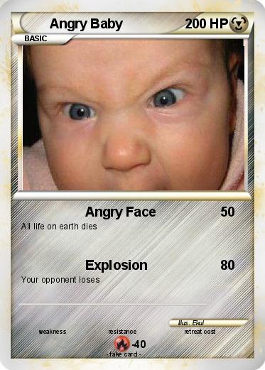 Pokémon Angry Baby 14 14 - Angry Face - My Pokemon Card
