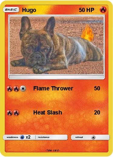Pokémon Hugo 930 930 - Flame Thrower - My Pokemon Card
