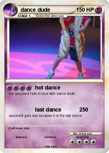 Pokémon dance dude 1 1 - hot dance - My Pokemon Card