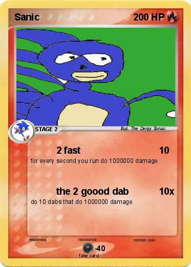 Pokémon Sanic 553 553 - 2 fast - My Pokemon Card
